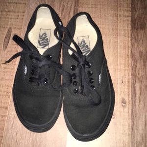 Vans | Shoes | Classic All Back Vans | Poshmark